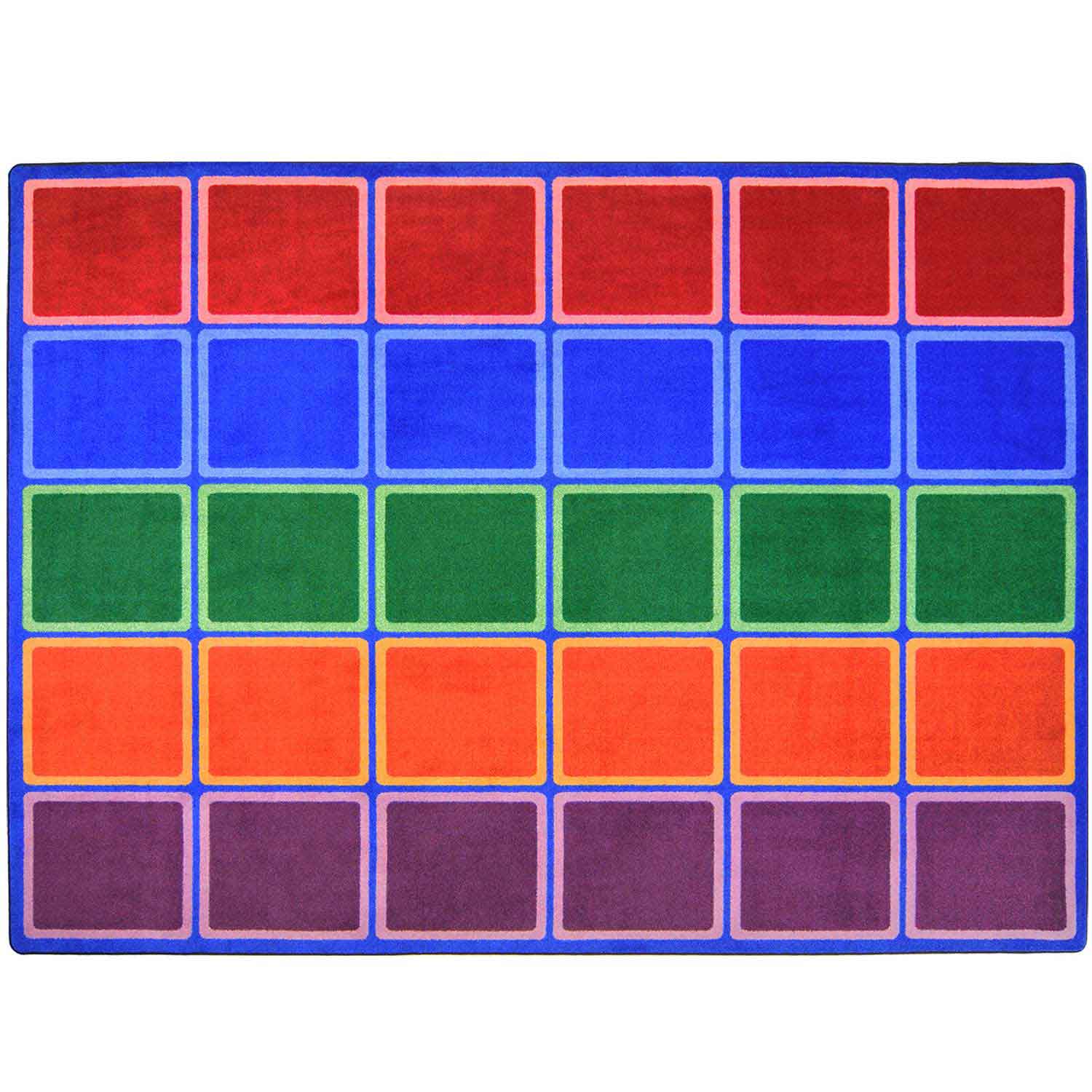 Blocks Abound Classroom Rug | Becker's School Supplies