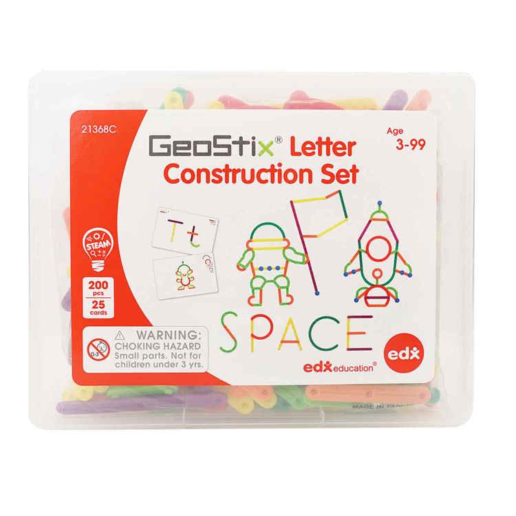 Geostix Letter Construction Set | Becker's School Supplies