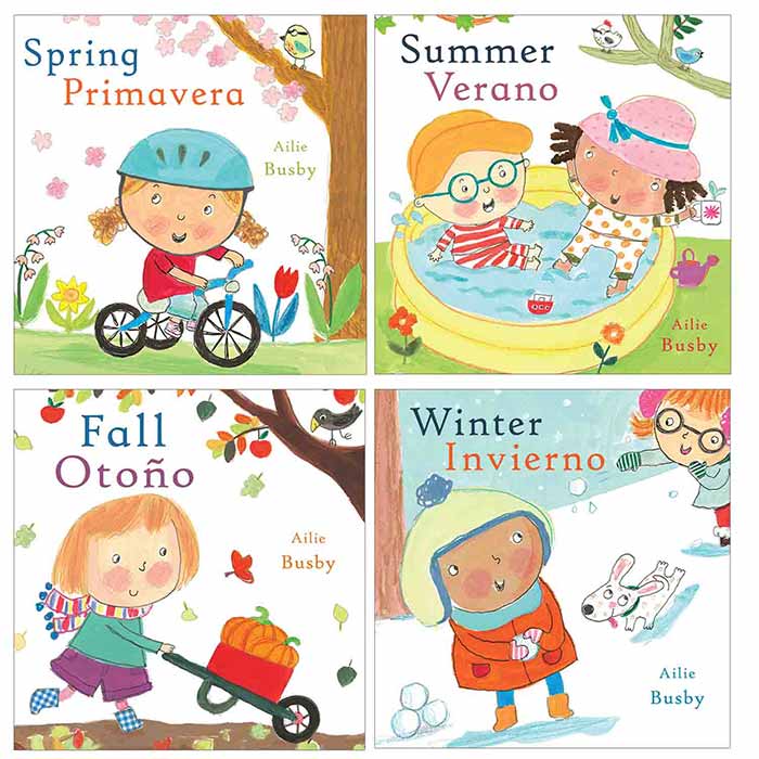 Celebrate Seasons Book Set, Bilingual | Becker's