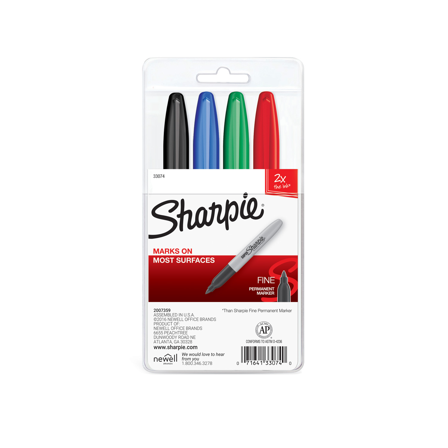 Super Sharpie Markers 4 Color Set | Becker's School Supplies