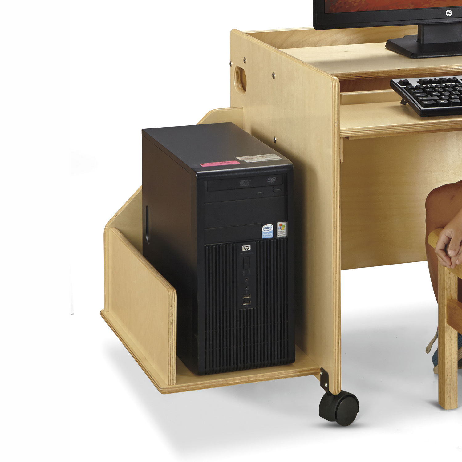 Kydz Computer Desk CPU Booth | Becker's School Supplies