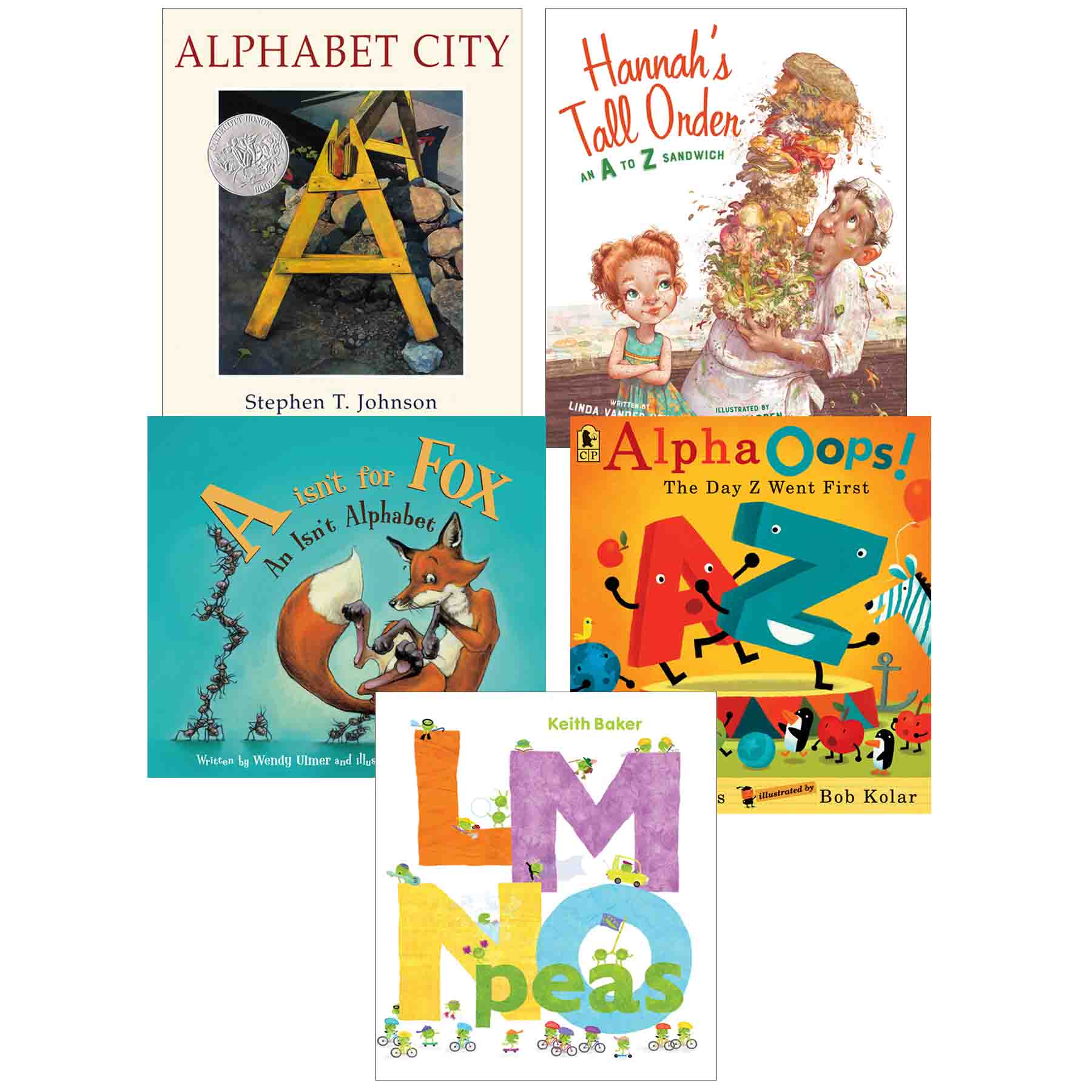 Amazing Alphabet Book Set | 5 ABC Books | Becker's School Supplies