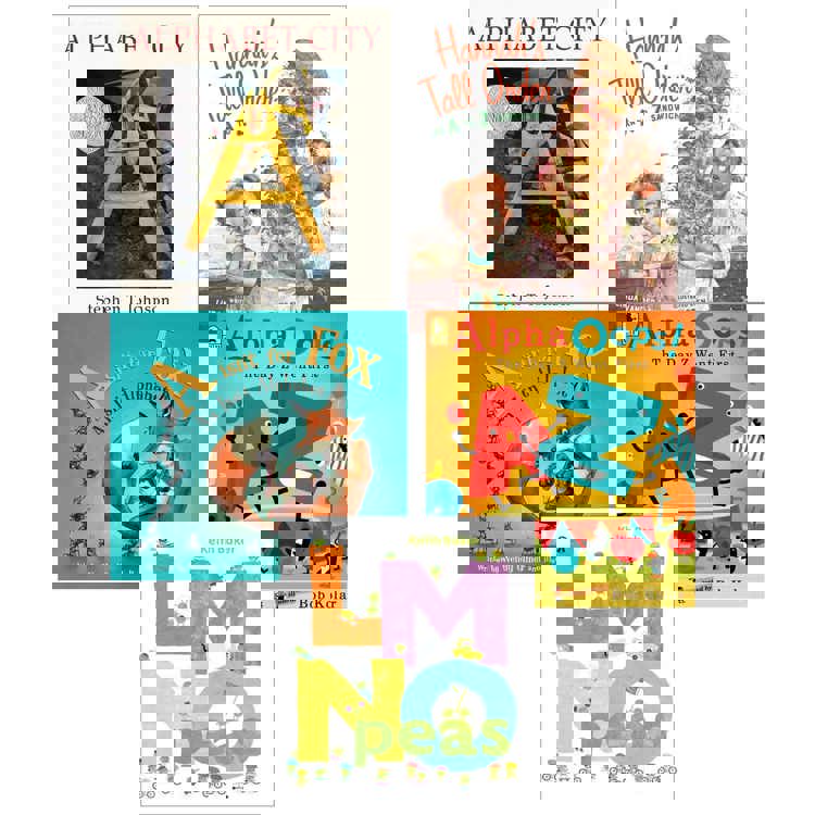 Amazing Alphabet Book Set | 5 ABC Books | Becker's