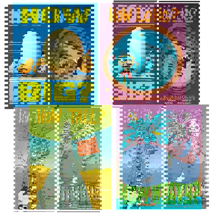 Wacky Math Comparisons Book Set | 4 Books | Becker's