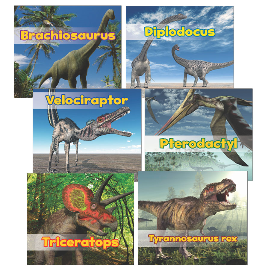 All About Dinosaurs 6 Book Set | Becker's School Supplies