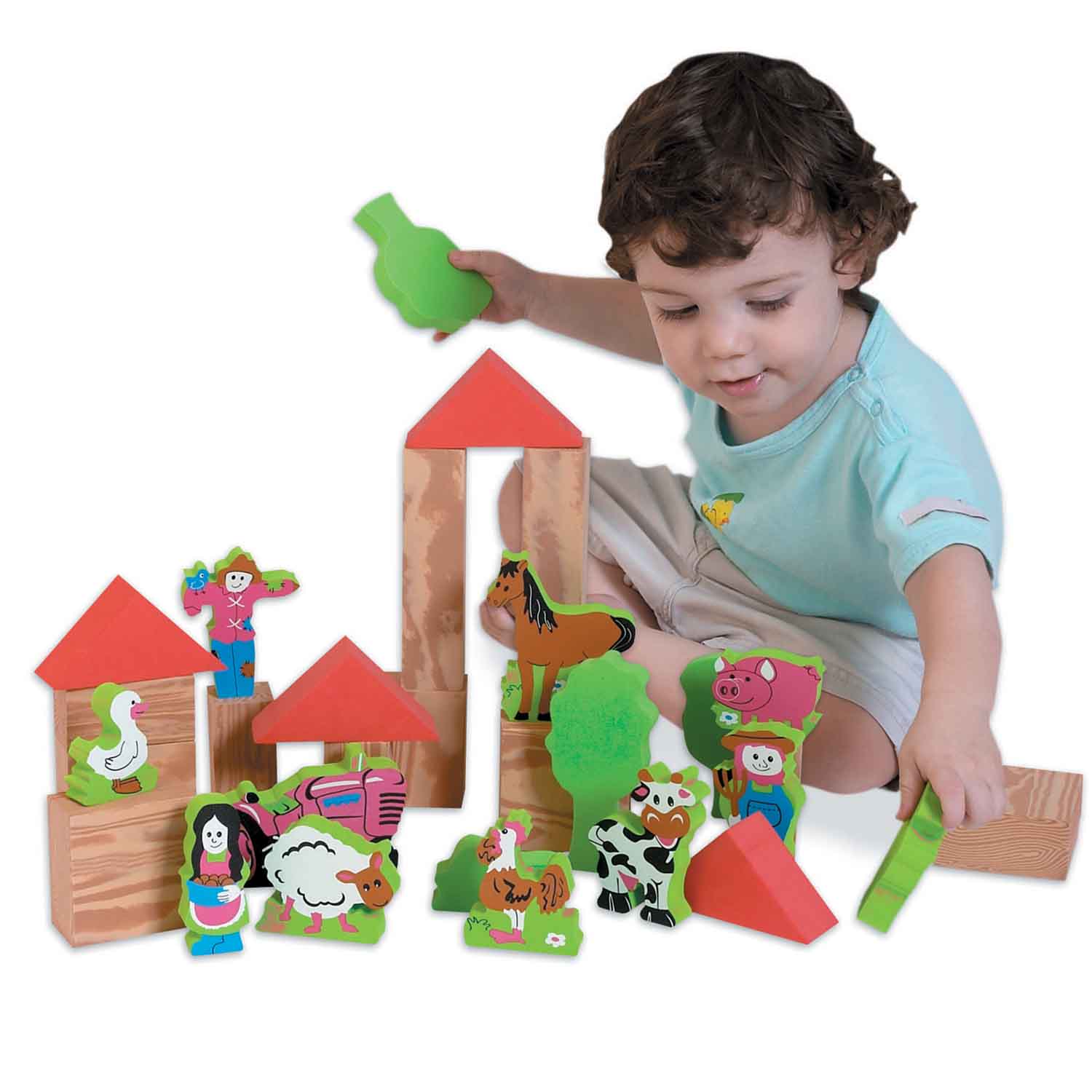 My Soft World Blocks - Farm | Becker's School Supplies