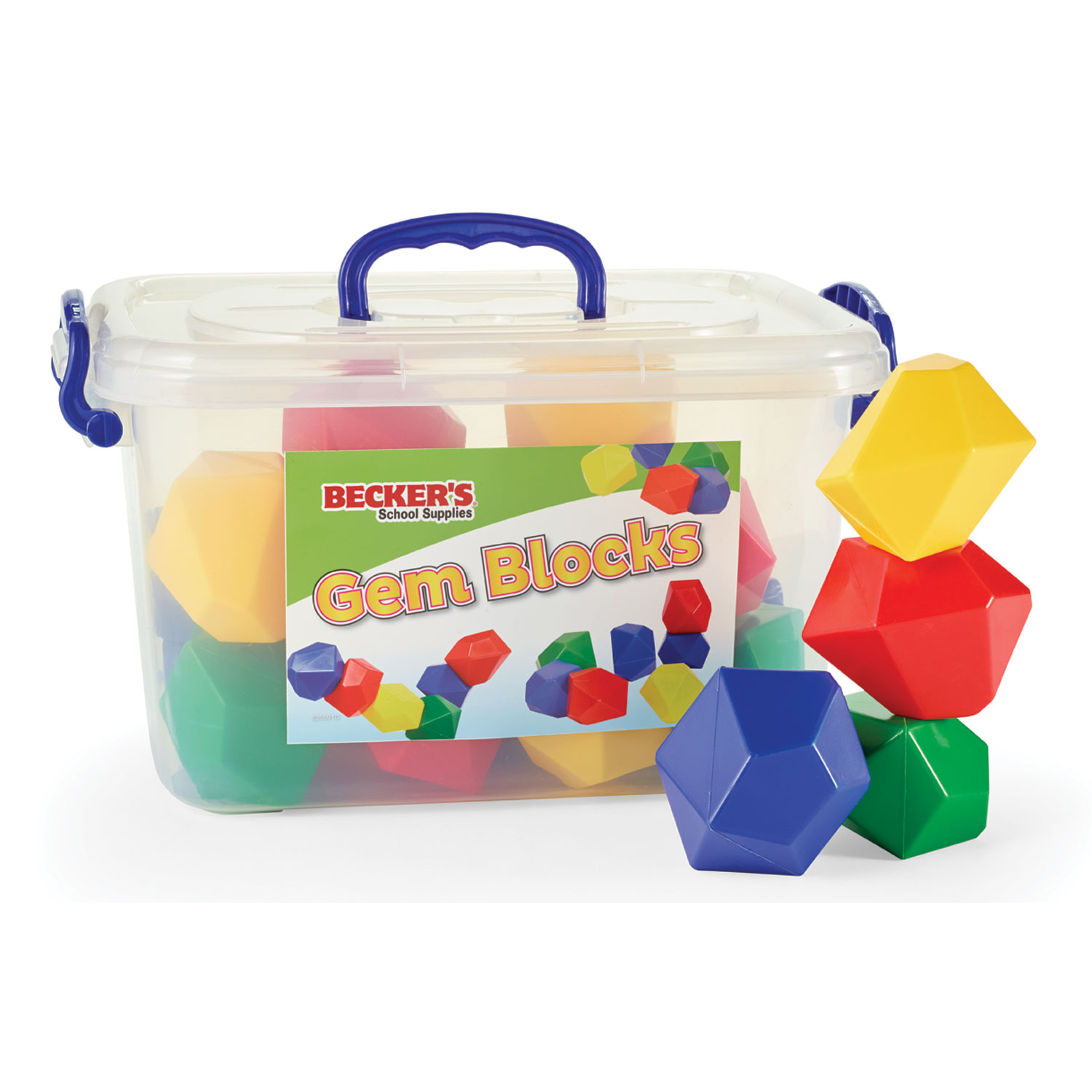 Becker's Manipulatives - Gem Blocks | Becker's School Supplies