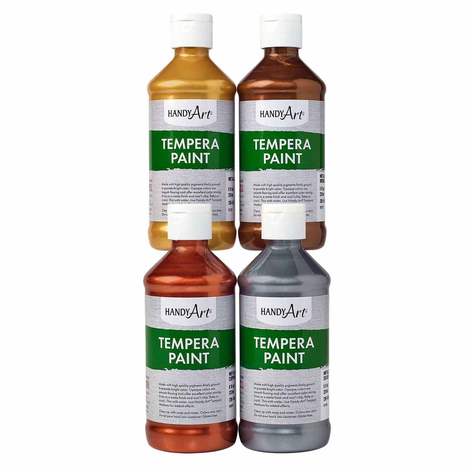 Metallic Tempera Paint Set | Becker's School Supplies