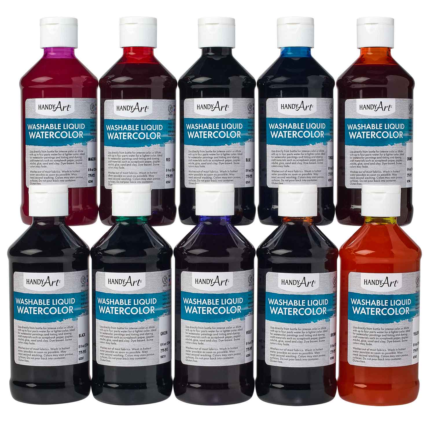 Washable Liquid Watercolor Set | Becker's School Supplies