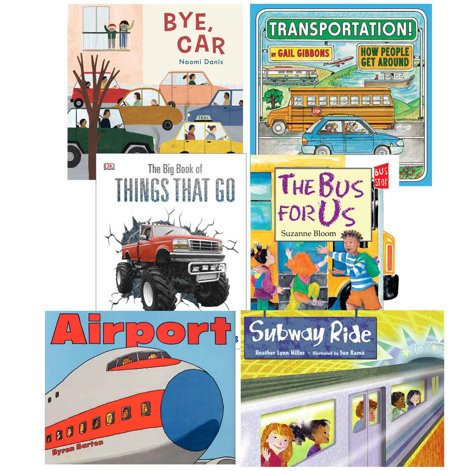 Theme Book Set: Transportation 6 Book Set | Becker's School Supplies