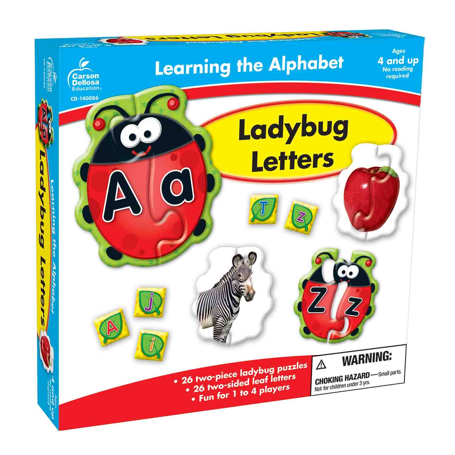 Ladybug Letters, Learning the Alphabet Game | Becker's