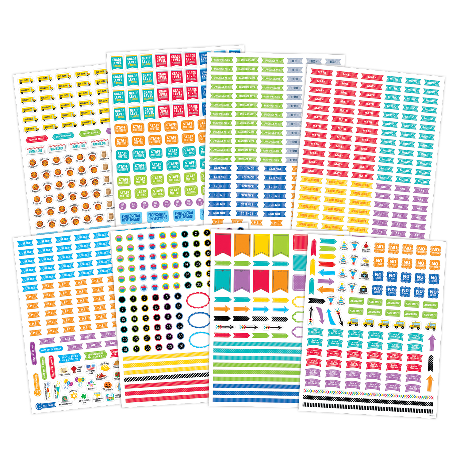 Lesson Plan Stickers | Becker's School Supplies