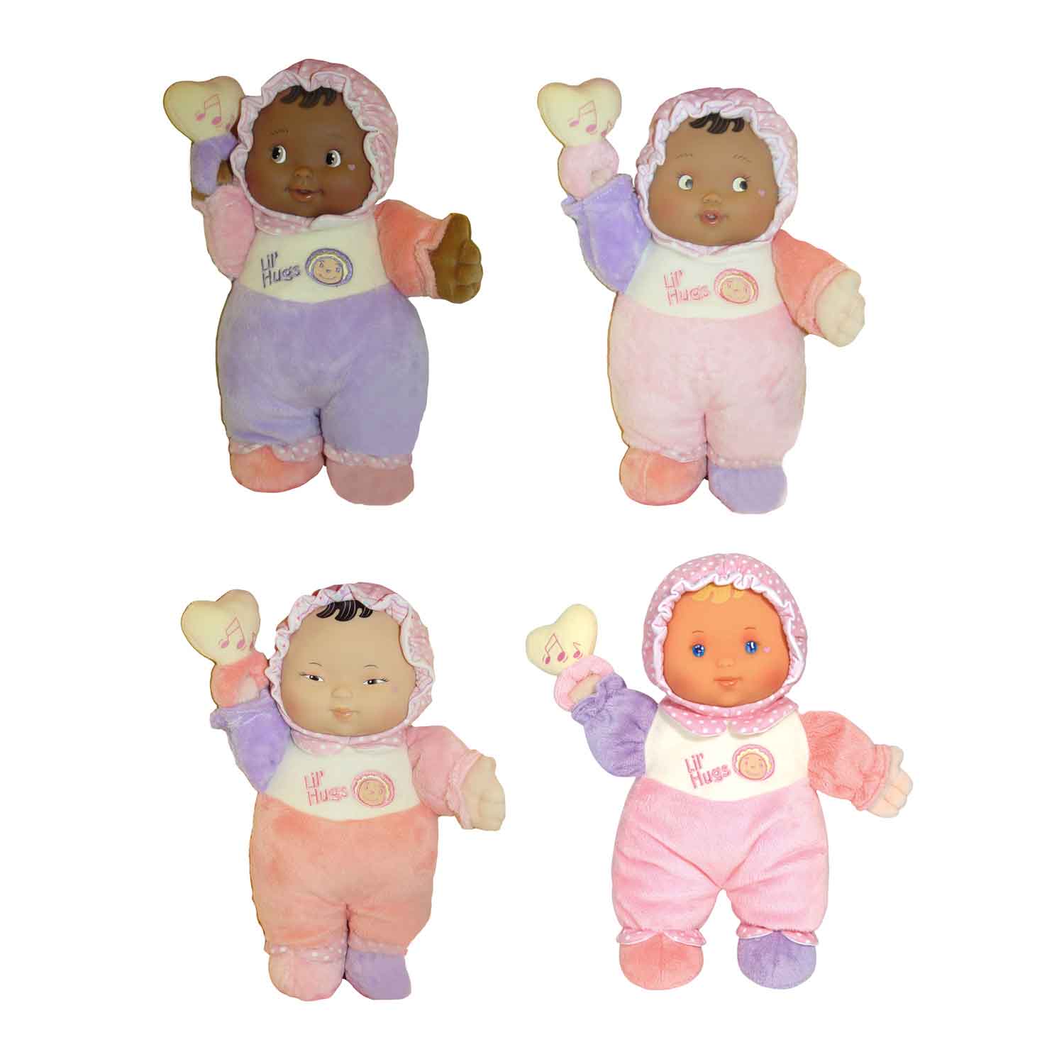 Lil' Hugs Doll Set | Multicultural Doll Set | Becker's School Supplies