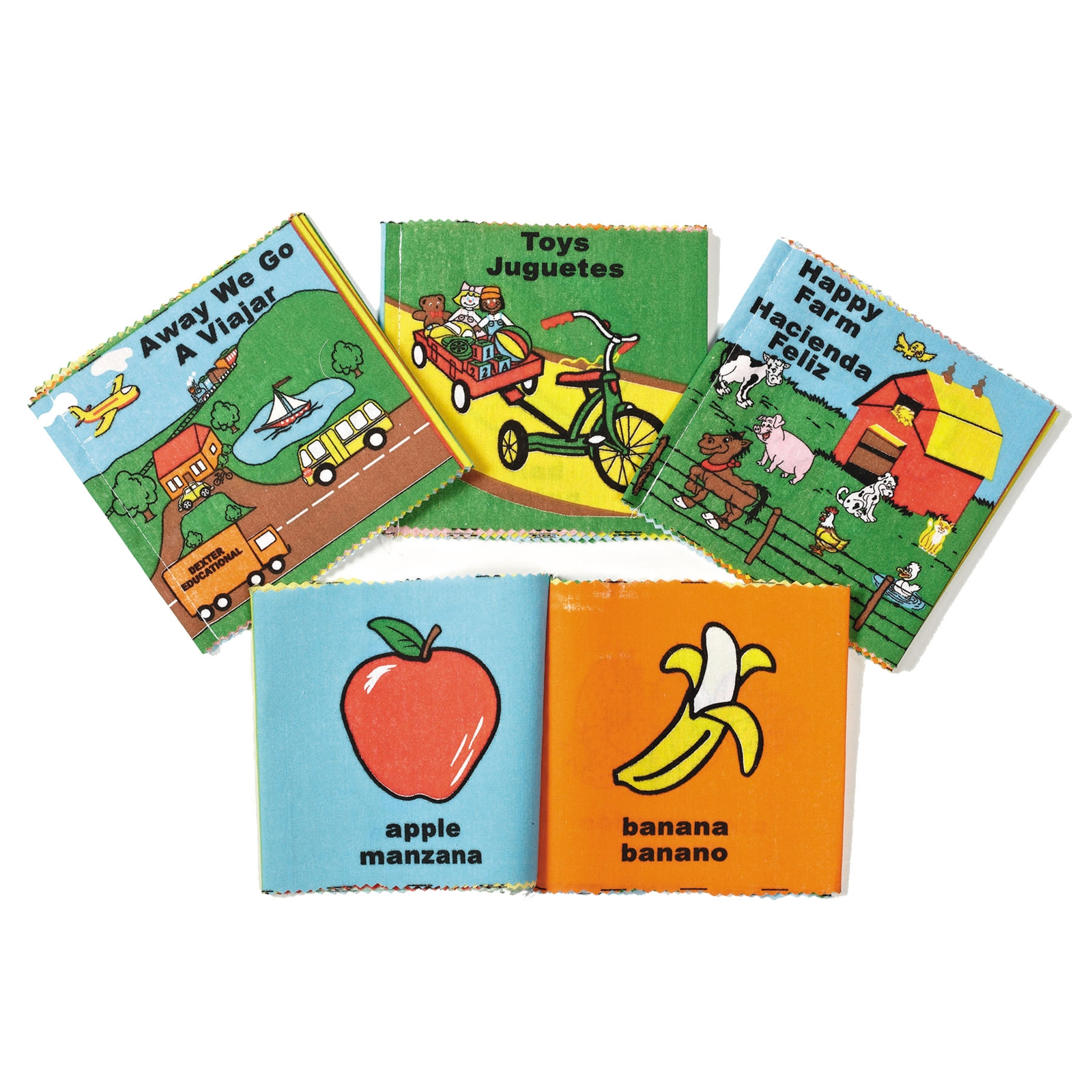 Colorful Cloth Book Set | 4 Cloth Books for Babies | Becker's School ...