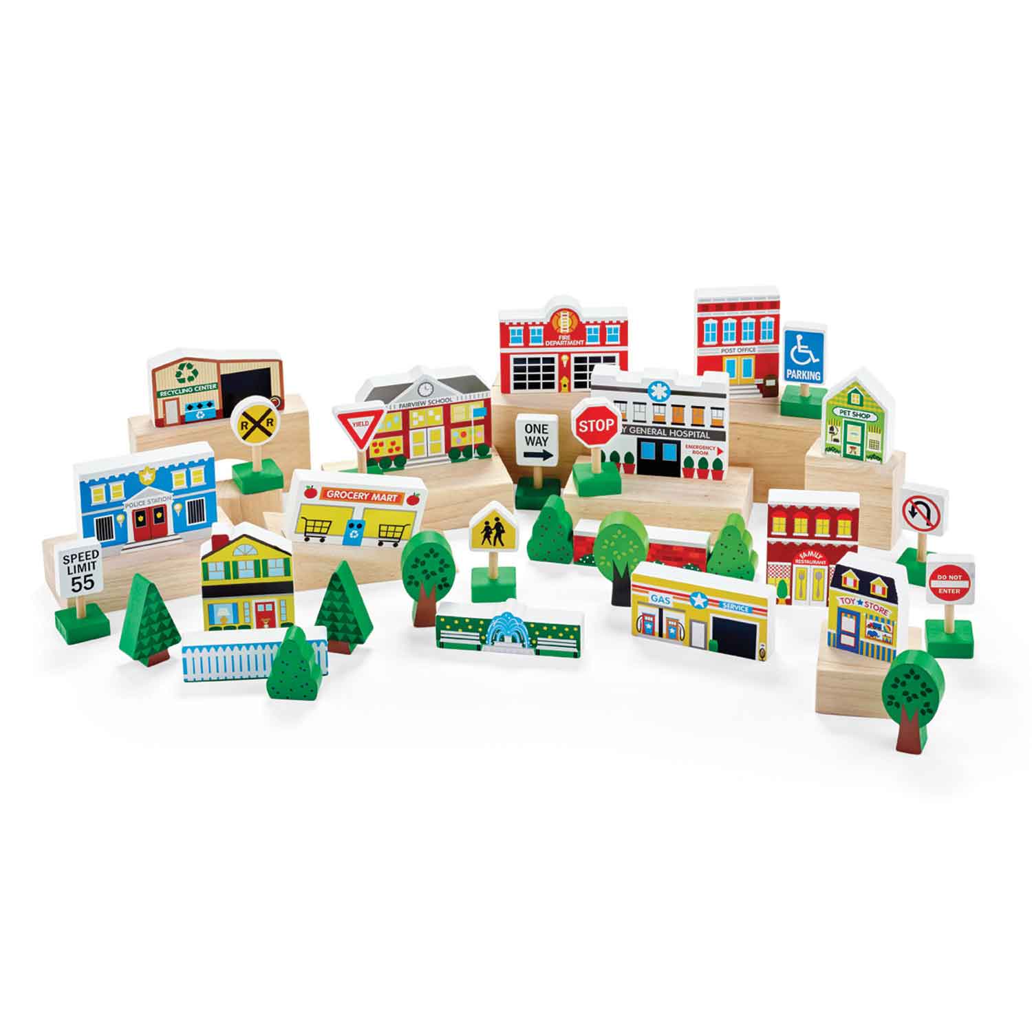 Town Blocks Play Set | Becker's School Supplies