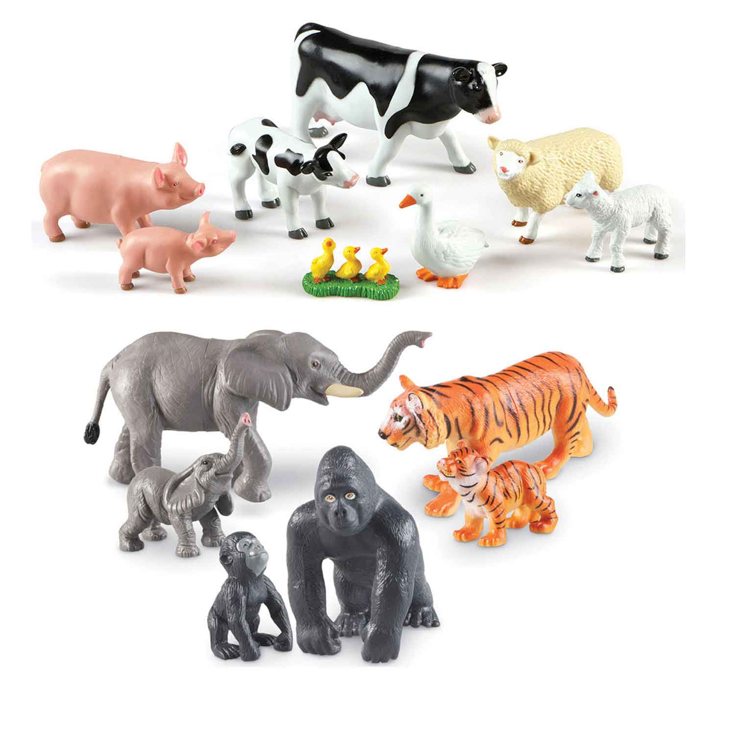 Jumbo Animals Mommas & Babies Set | Becker's School Supplies