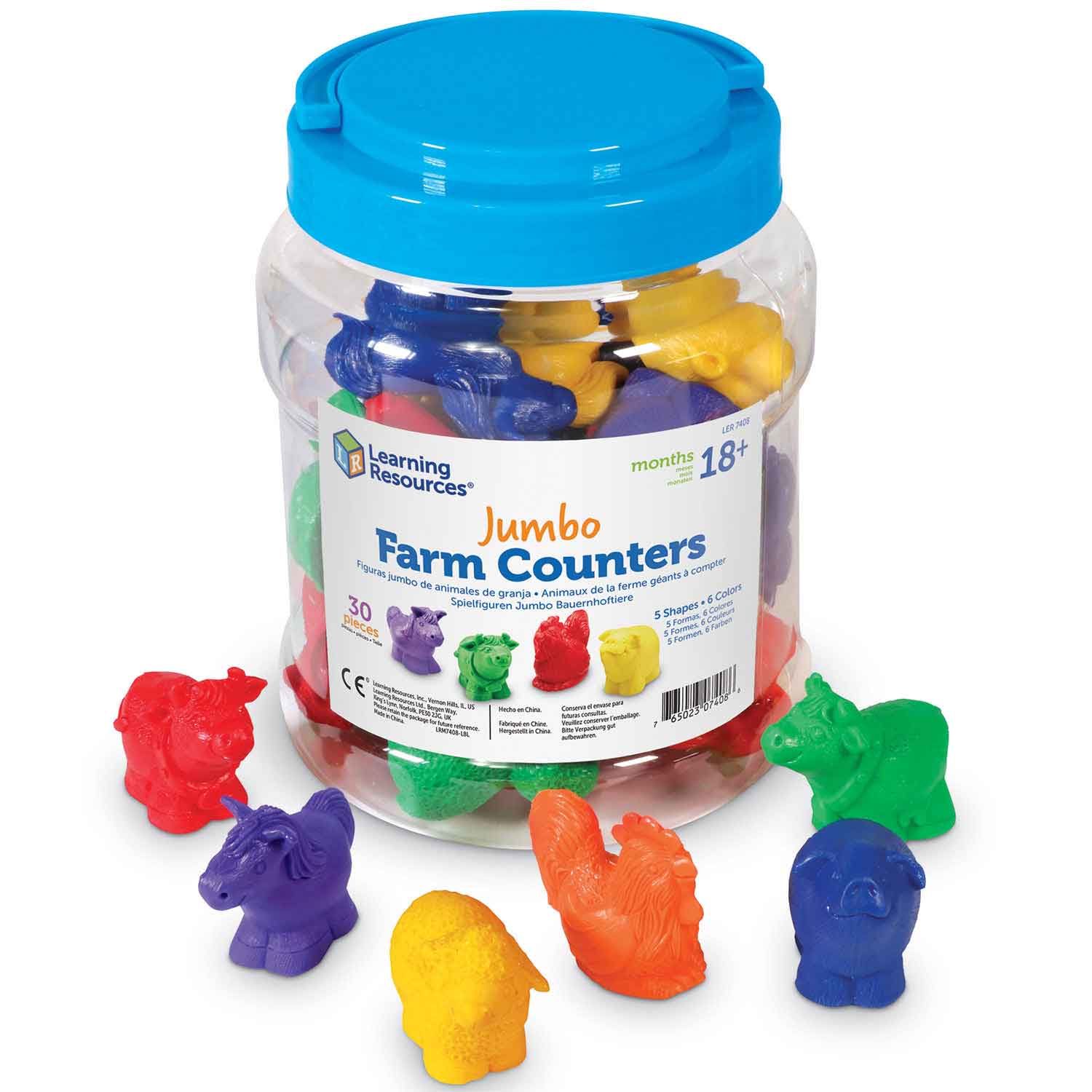 Jumbo Farm Counters for Toddlers | Becker's School Supplies
