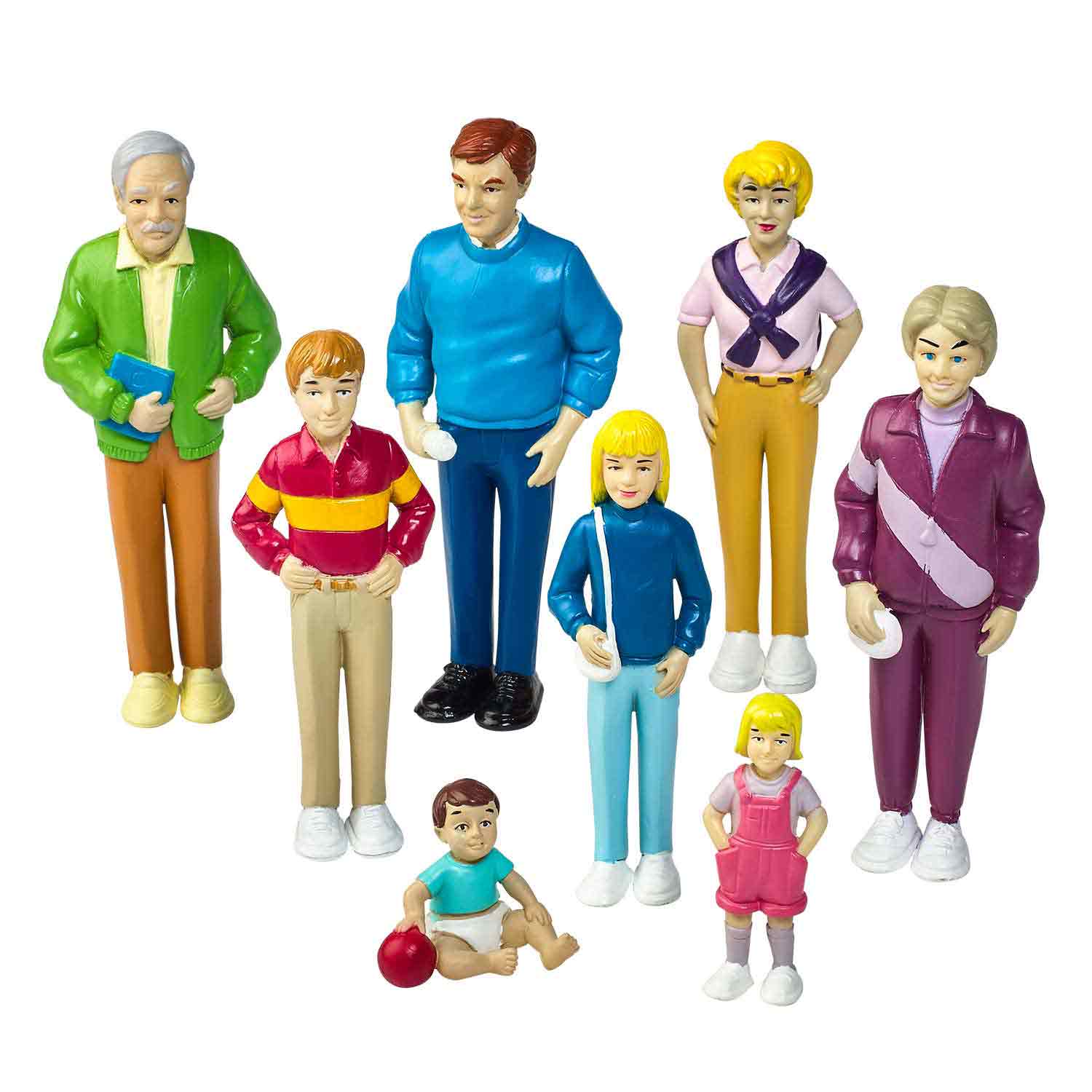Caucasian Pretend Play Family Set | Becker's School Supplies