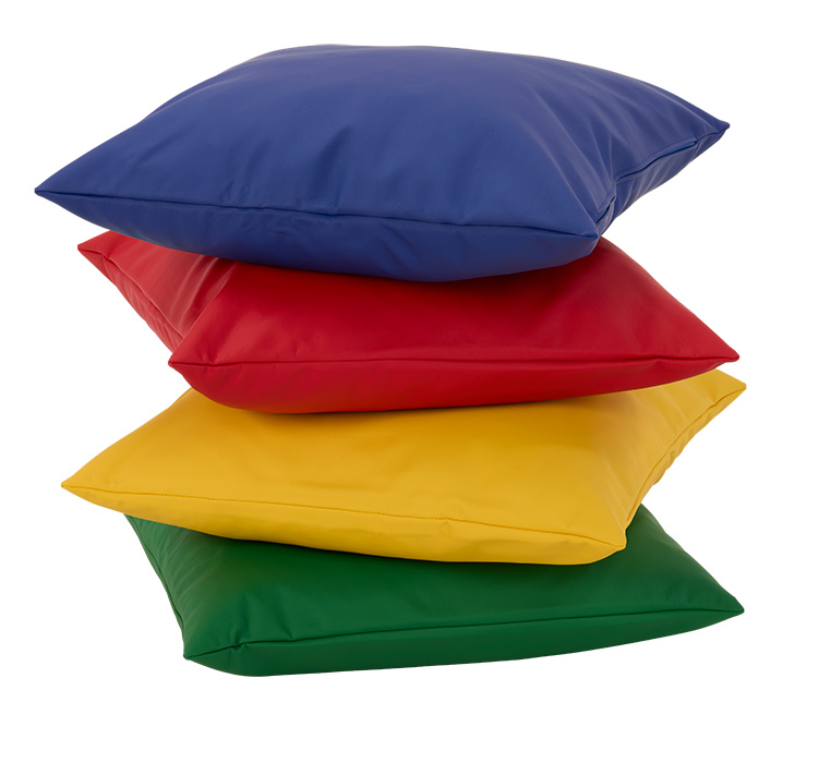 Becker's Jumbo Floor Pillows, Primary Colors | Becker's