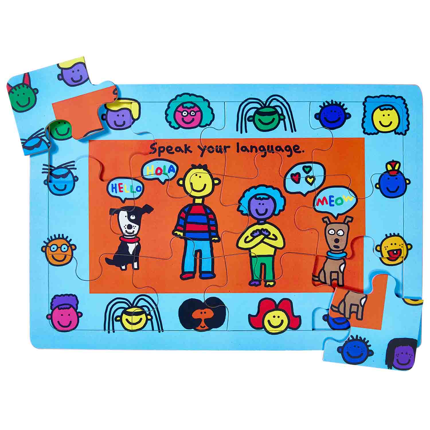 Todd Parr Be Who You Are Puzzle Set | Becker's