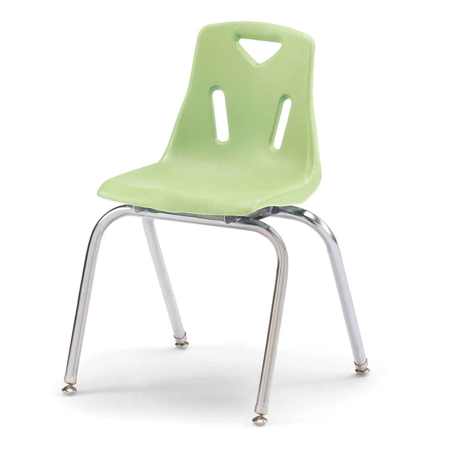 Berries® Plastic Classroom Chairs with Chrome Legs | Becker's