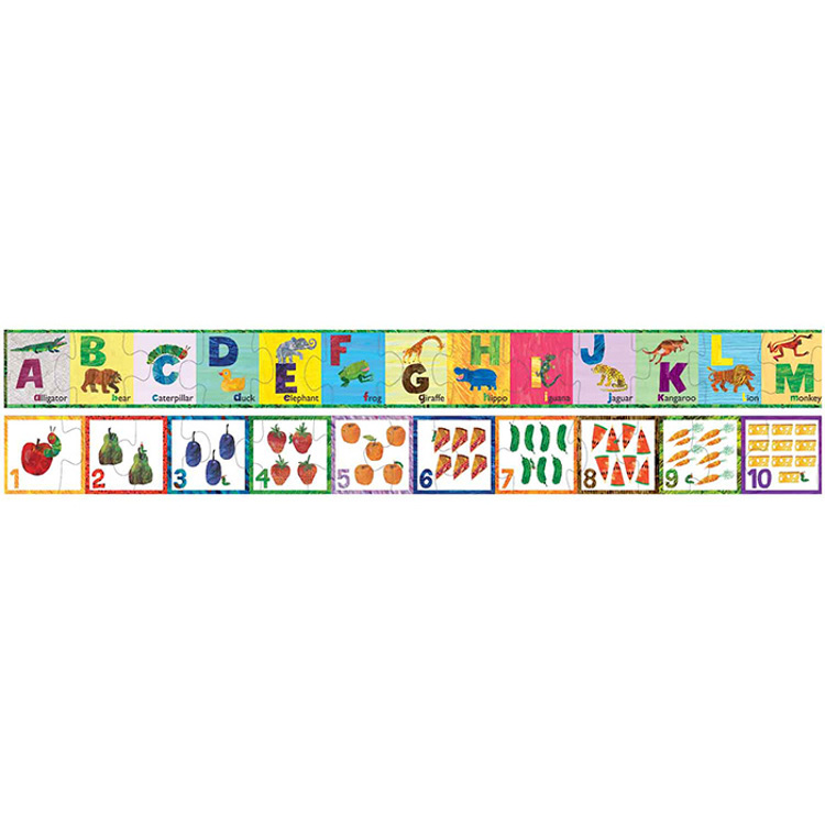 Eric Carle Double-Sided Alphabet & Counting Floor Puzzle