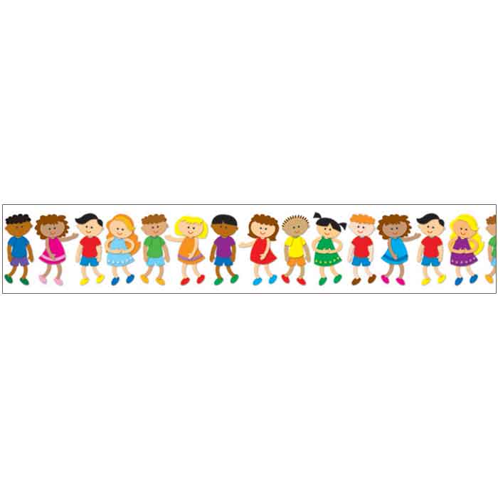 Classroom Friends Straight Border | Becker's School Supplies