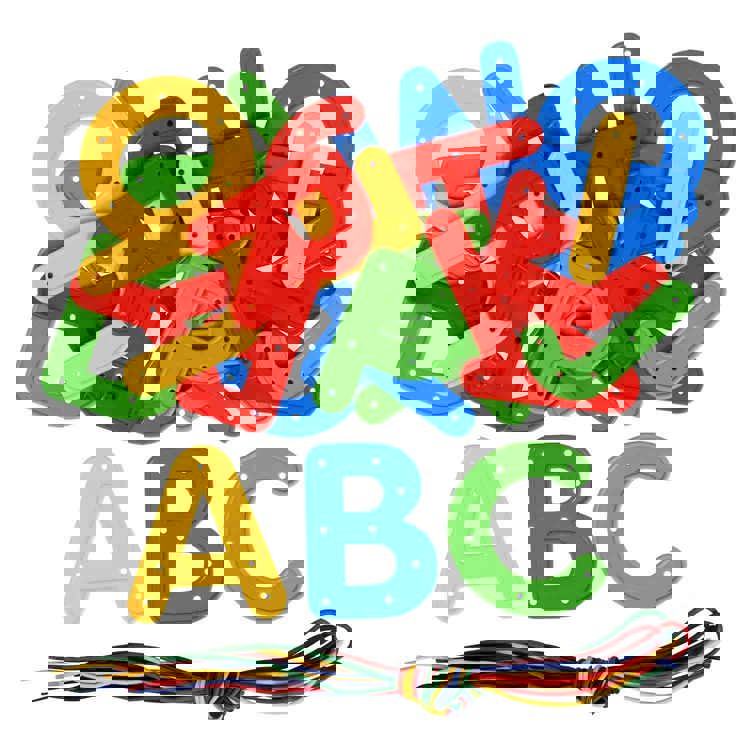 Lacing Letters, Uppercase | Becker's School Supplies