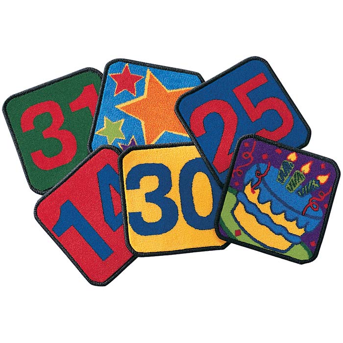 Calendar Kit Classroom Rug Squares | Becker's