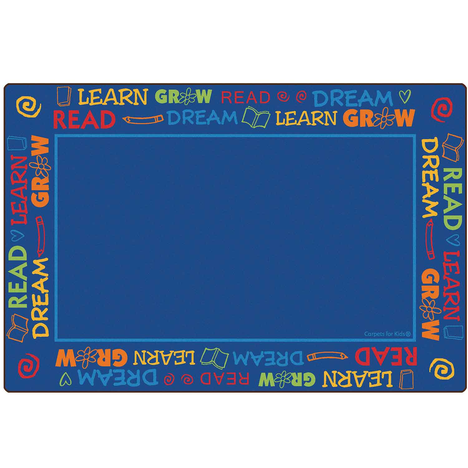 Read to Dream Border Classroom Rug 4x6 | Becker's