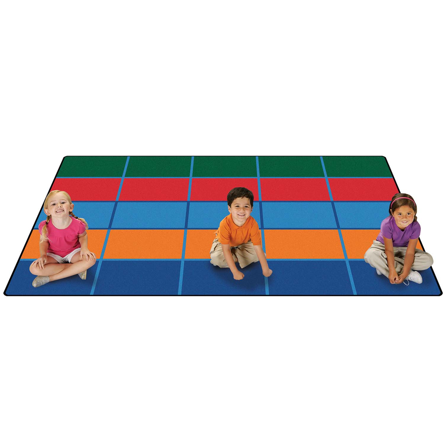 Kid$ Value Plus Classroom Rugs™, Color Blocks | Becker's