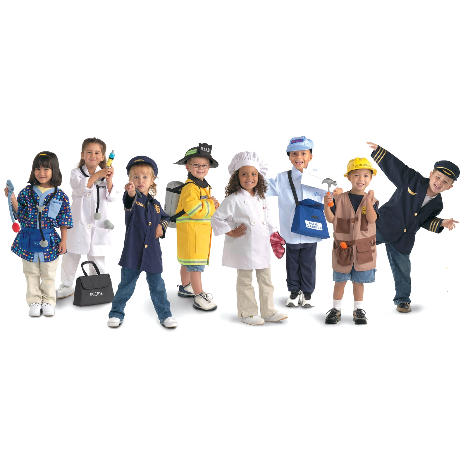 Community Helper Costumes, Set of 8 | Becker's School Supplies