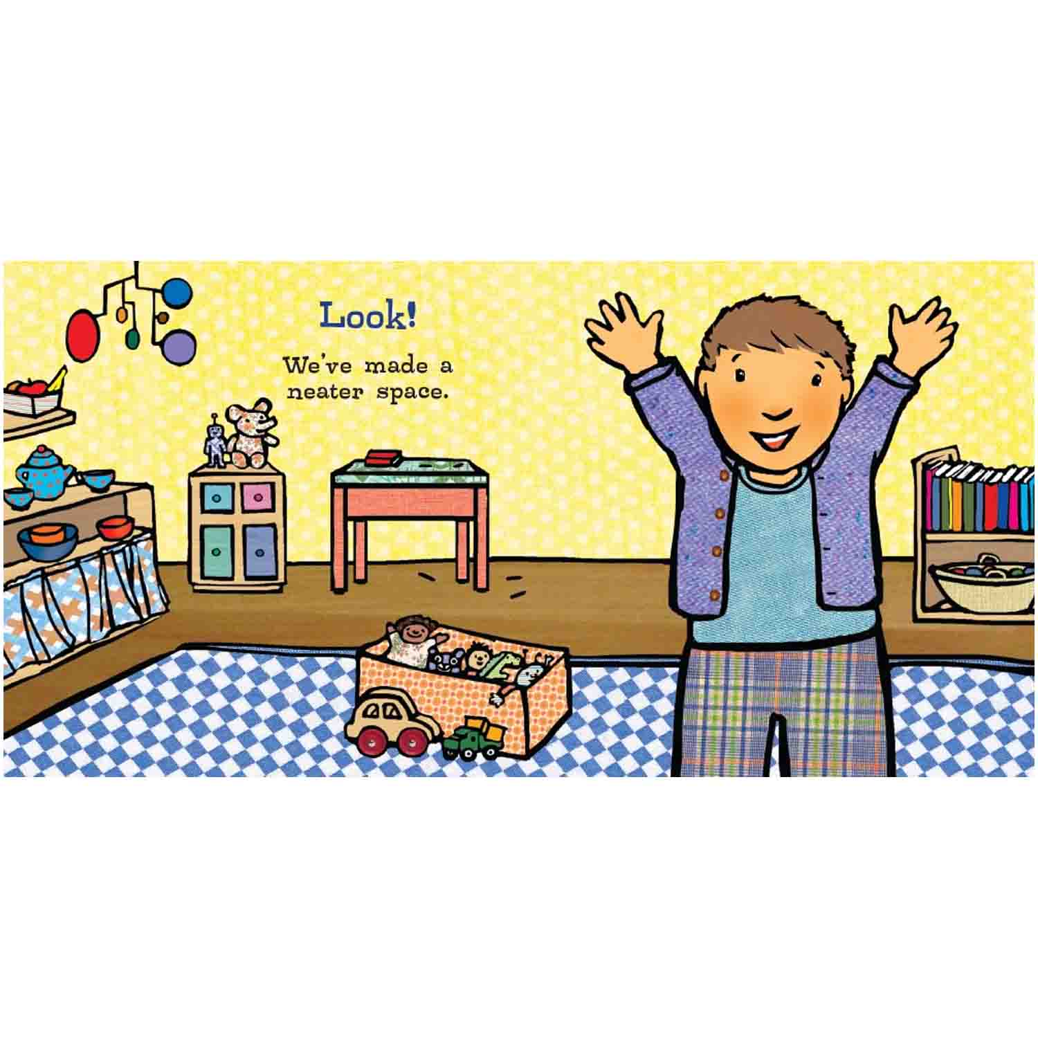Clean-Up Time Board Book | Becker's School Supplies