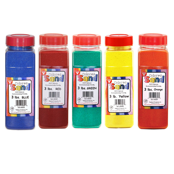 Colored Craft Sand Classroom Set | Becker's School Supplies