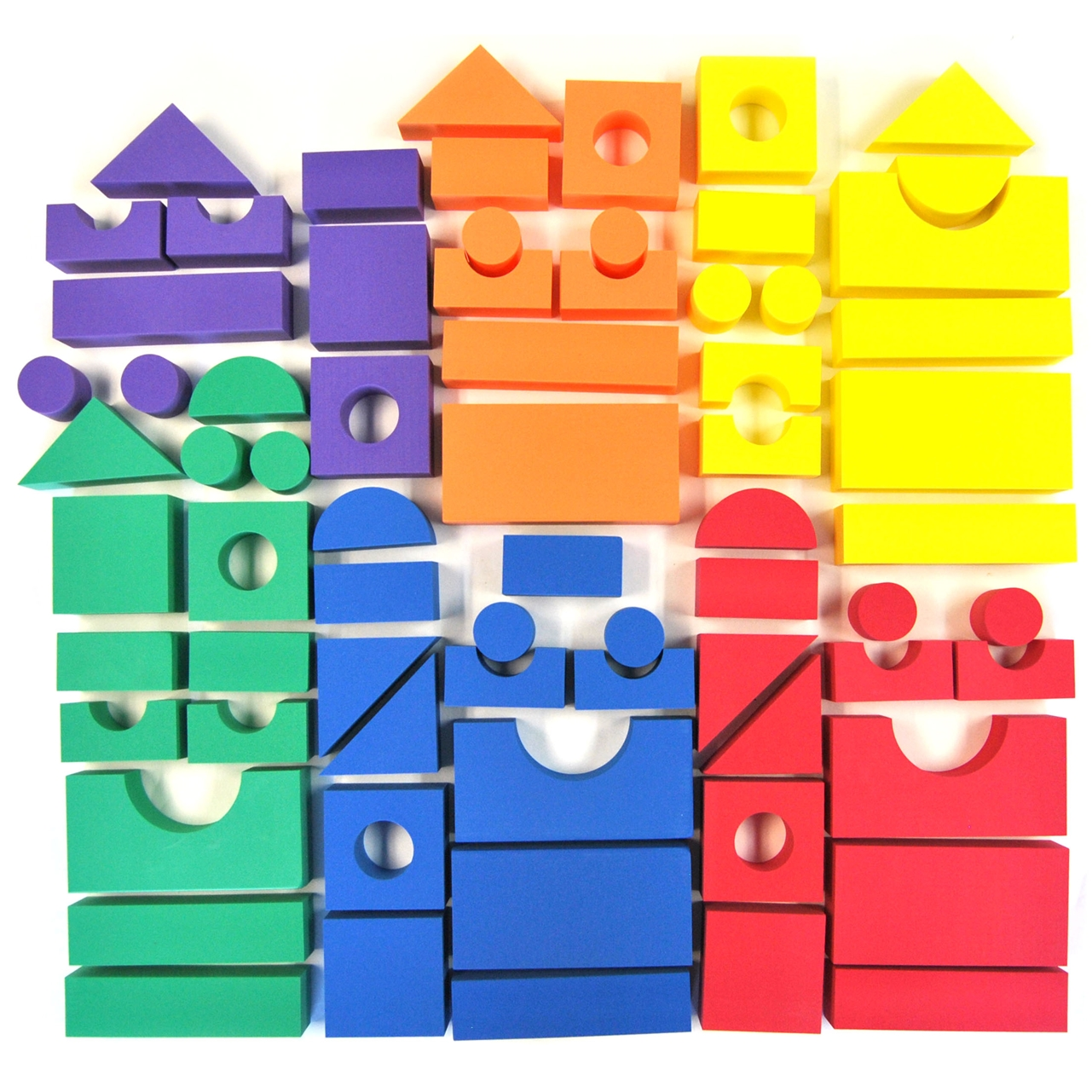 Wonder Soft Blocks, 68 Piece Set | Becker's School Supplies