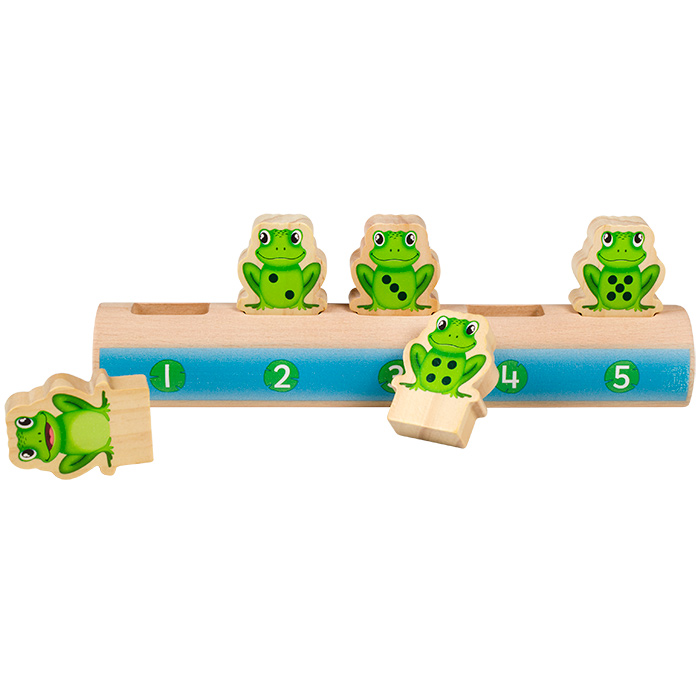 Five Frogs on a Log Counting Toy | Becker's