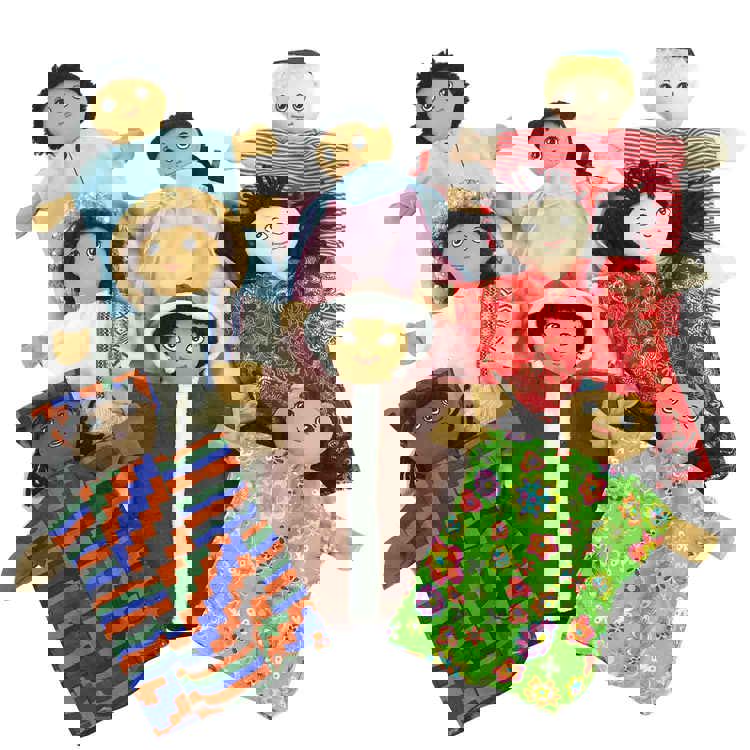 Multicultural Puppets | Ethnic Puppets | Becker's