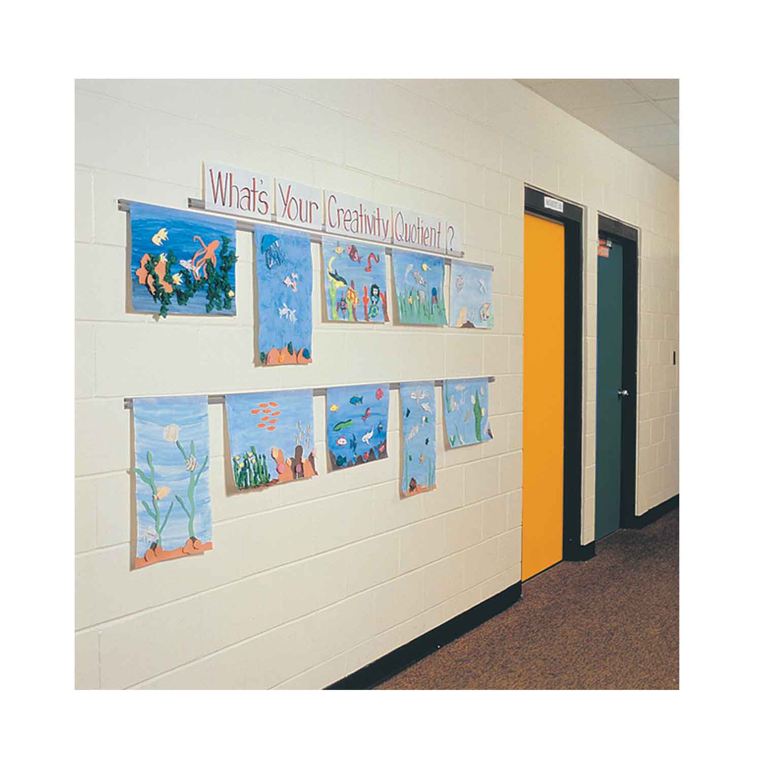 Hold-Up Display Rails | Becker's School Supplies