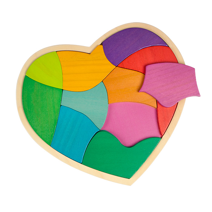 Heart Full of Colors Puzzle | Becker's School Supplies