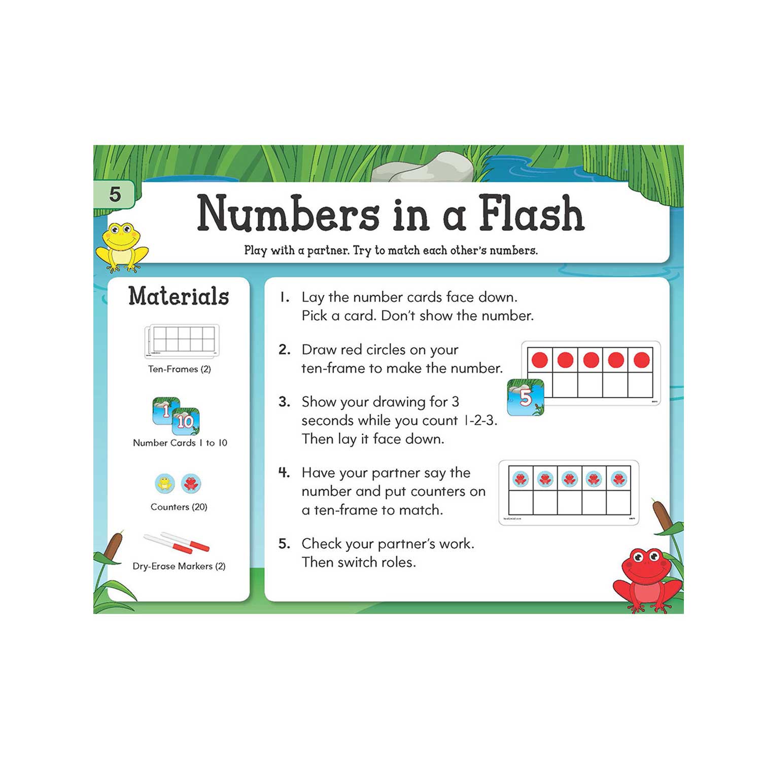 Pop-Up Math Games with Ten Frames | Becker's School Supplies