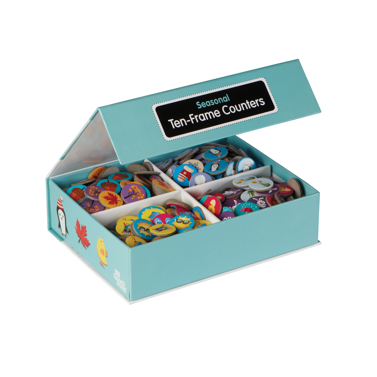 Seasonal Ten-Frame Counters | Becker's School Supplies