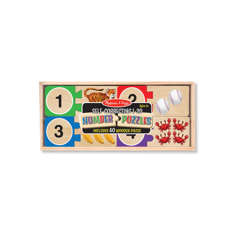 Melissa & Doug® Self-Correcting Number Puzzles | Becker's