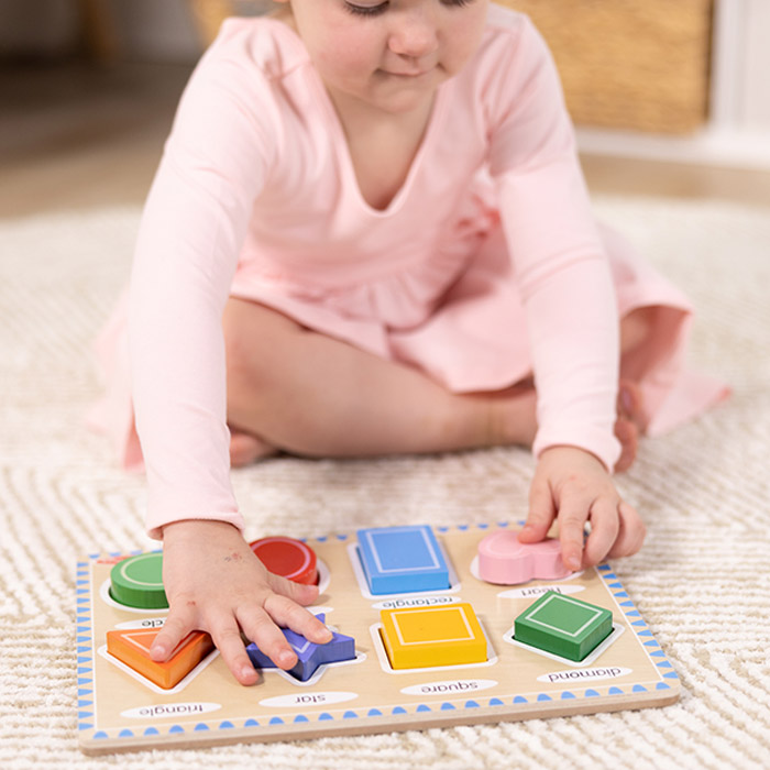 Melissa & Doug® Shapes Chunky Puzzle | Becker's