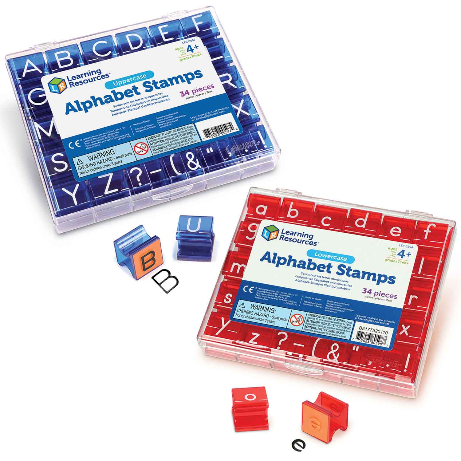 Alphabet Stamps, Lowercase & Uppercase Set | Becker's