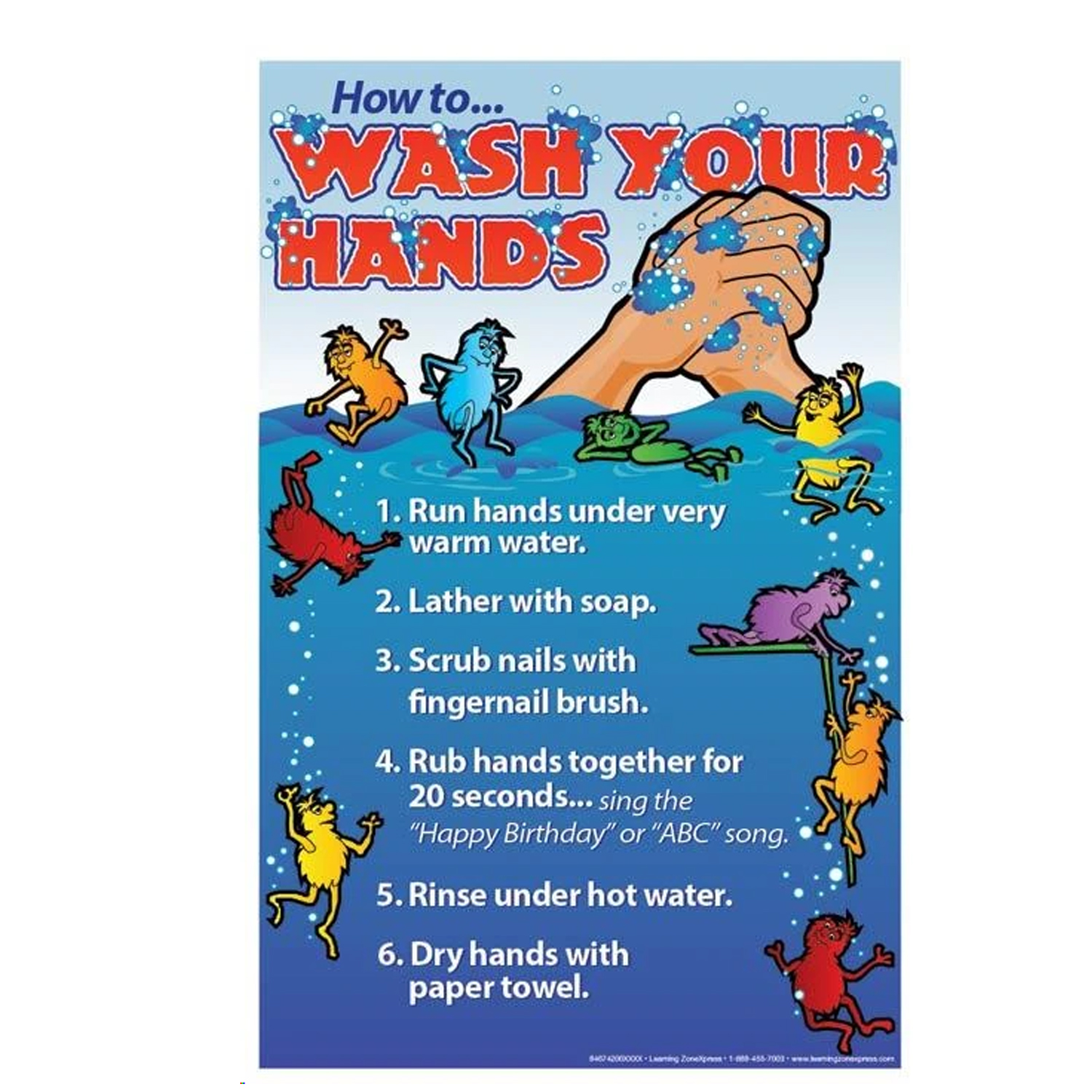 Handwashing Poster Set | Becker's School Supplies