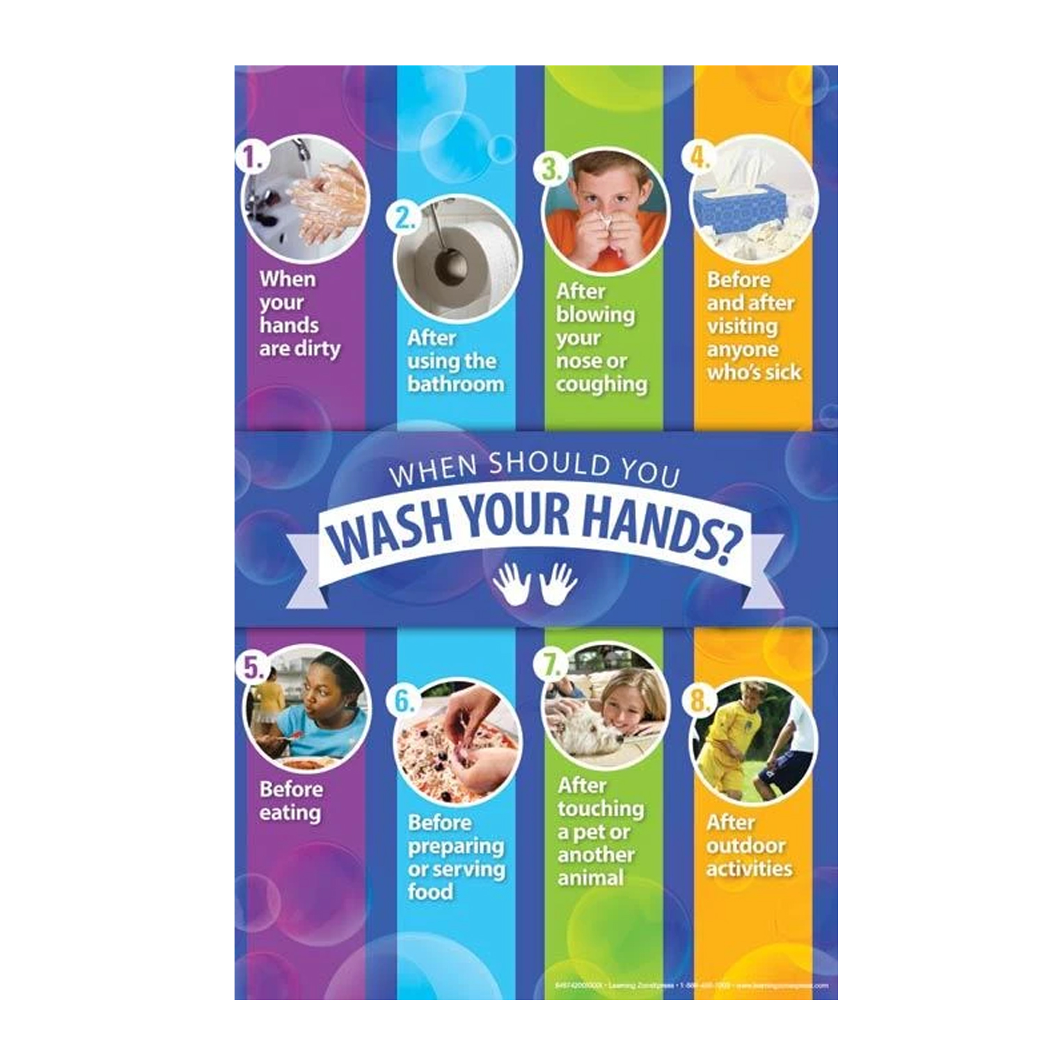Handwashing Poster Set | Becker's School Supplies
