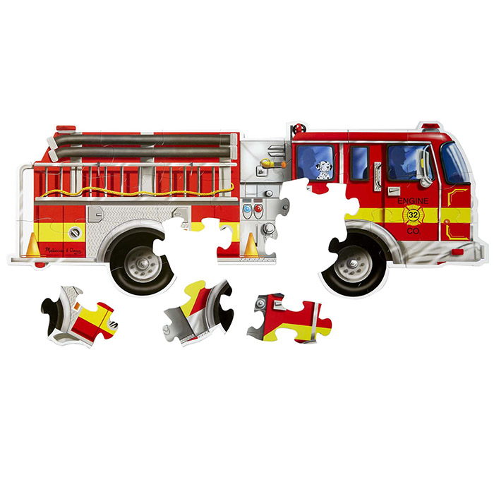 Melissa & Doug® Giant Fire Truck Floor Puzzle | Becker's