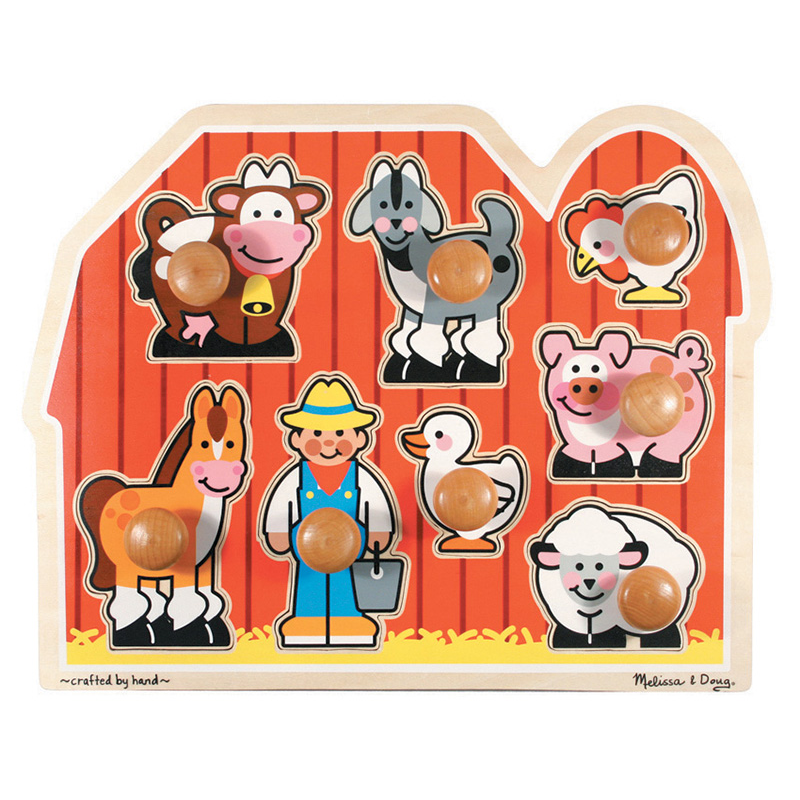 Melissa & Doug® Jumbo Knob Large Farm Puzzle | Becker's