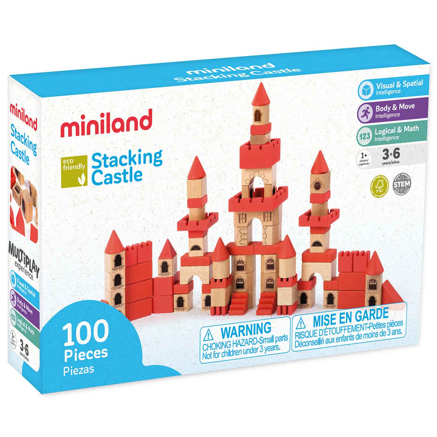 Wooden Castle Blocks | Becker's School Supplies