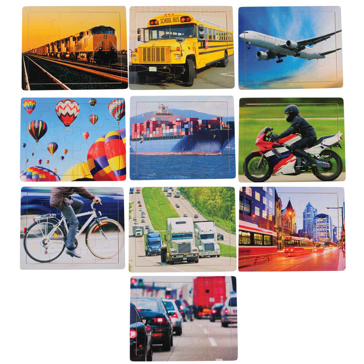 Transportation Puzzle Set | Becker's School Supplies